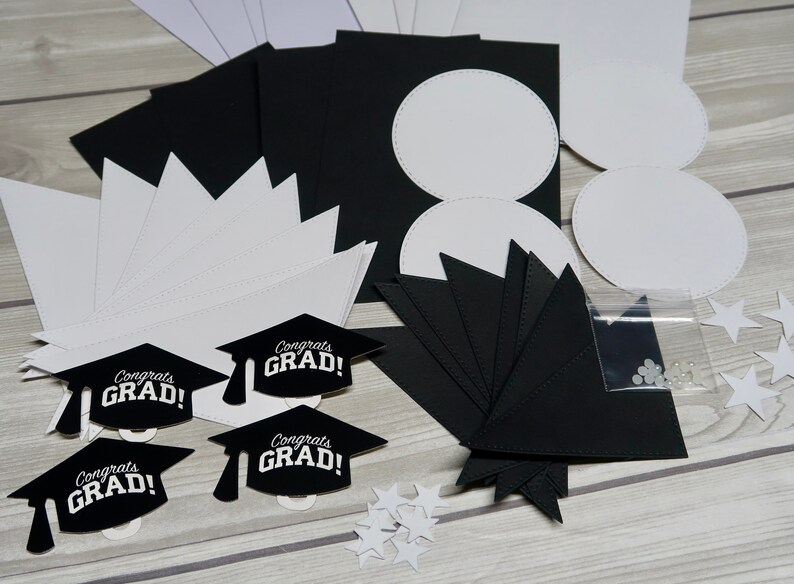 DIY Handmade Graduation Cards, Graduation Cap Cards, Gift for Grads ...