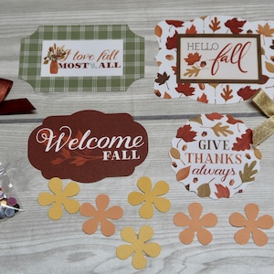 Fall Handmade Cards, Hello Fall, Welcome Fall, Give Thanks, Love Fall ...