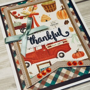 Thankful Harvest, Thanksgiving Card Kit, Fall Card Making Kit, Fall ...