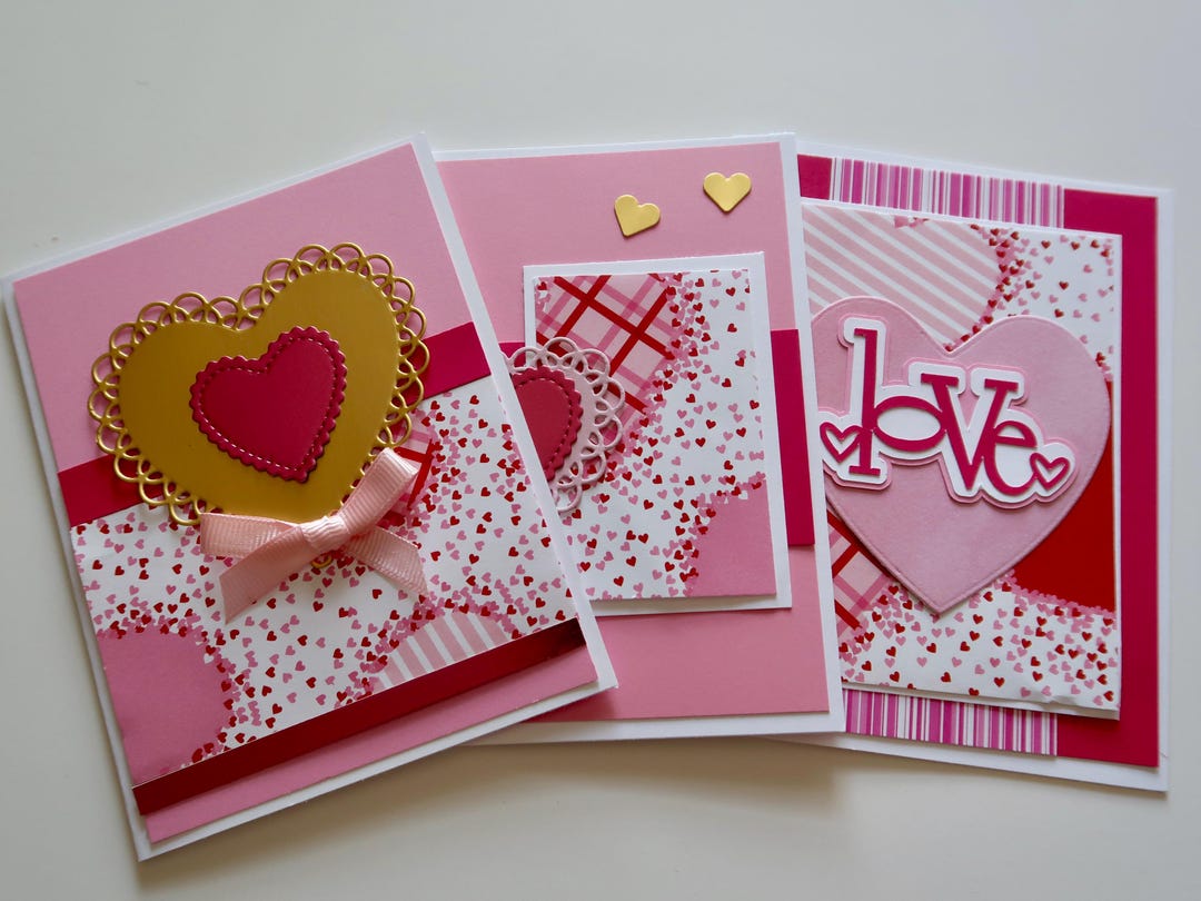 Variety Valentines Card Kit, Vday Card Kit, 6ct Card Kit, Precut ...