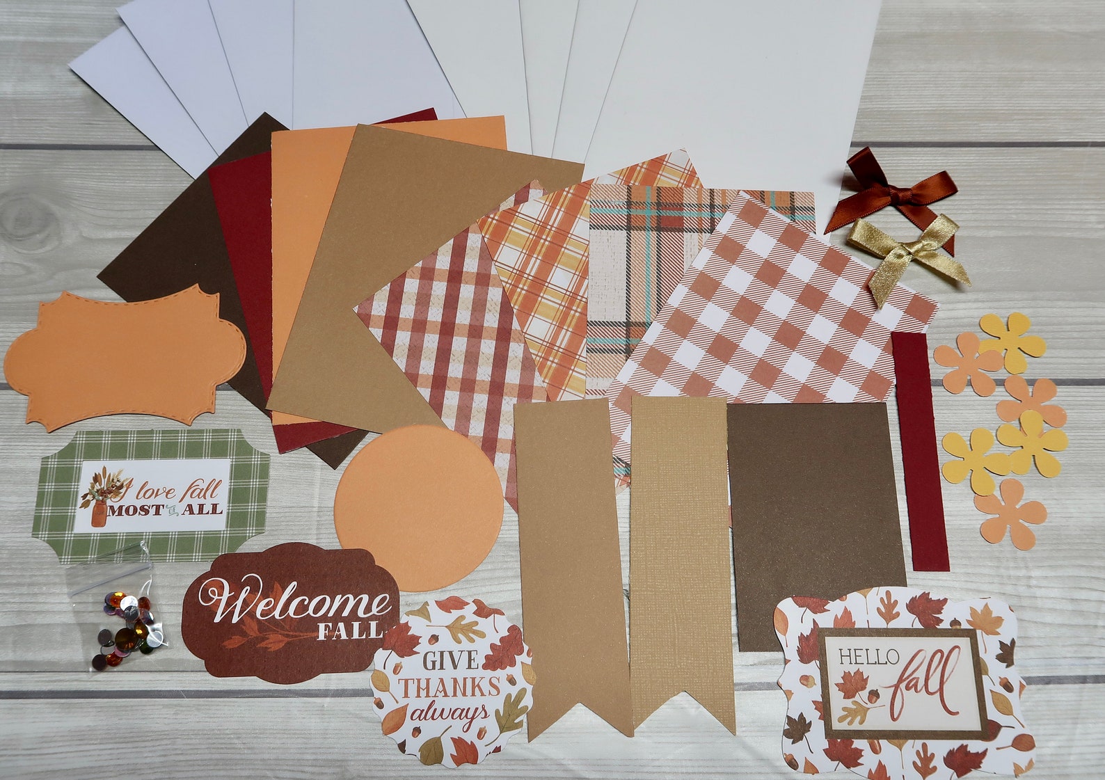 Fall Handmade Cards, Hello Fall, Welcome Fall, Give Thanks, Love Fall ...