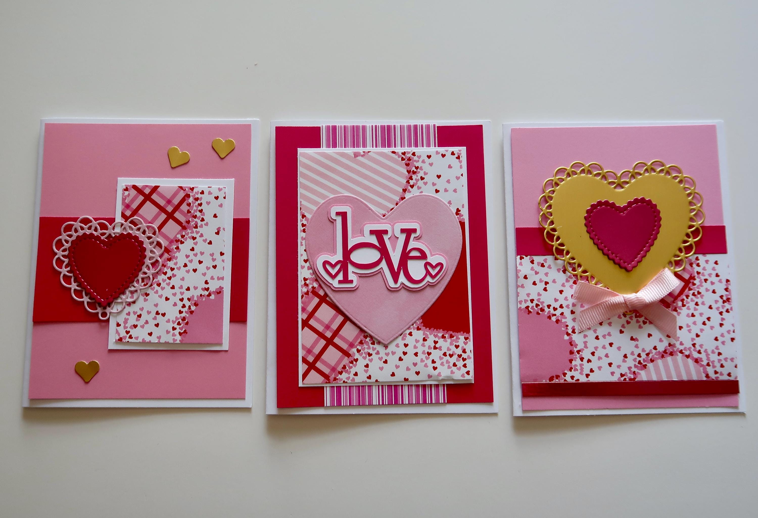 Variety Valentines Card Kit, Vday Card Kit, 6ct Card Kit, Precut ...