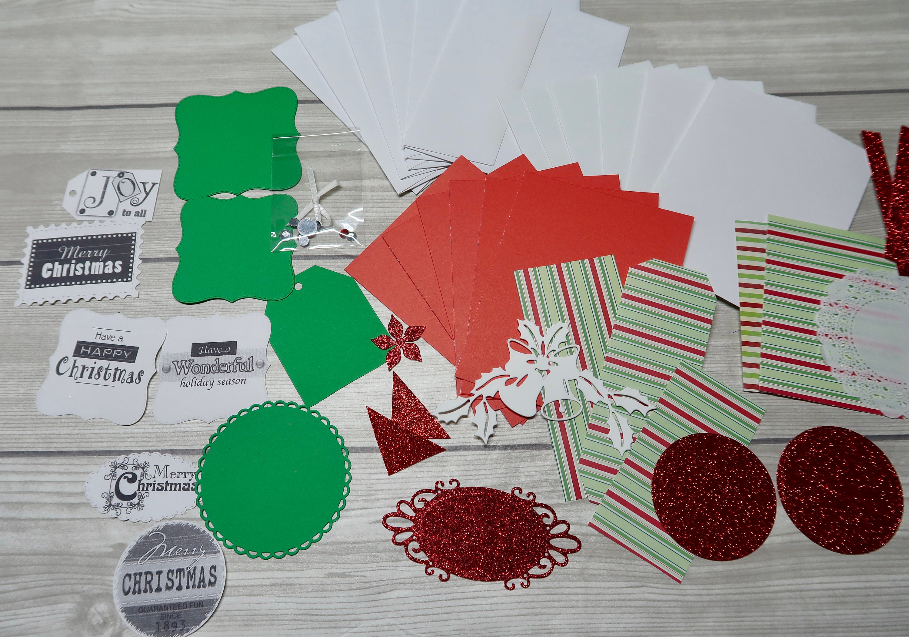 Christmas DIY Card Kit, Xmas Crafts, Christmas Easy Crafts, Do It ...