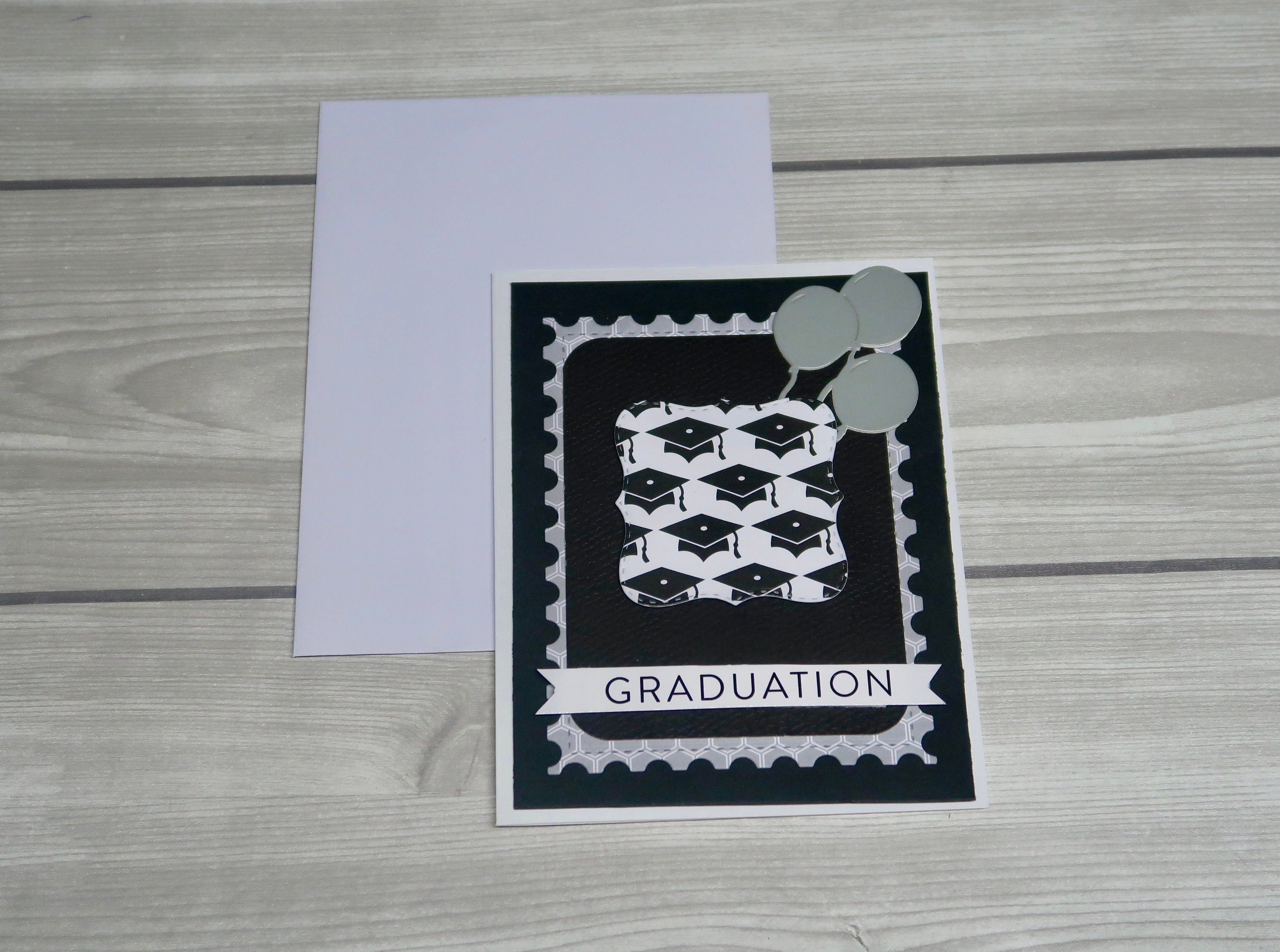 Graduation DIY Handmade Cards, Graduation With Balloons Card Kit, Easy ...