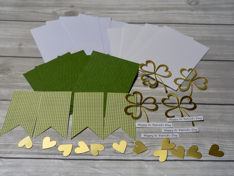 St Patty Card Making Kit, St Patrick's Day, DIY Card Kit, Easy St ...