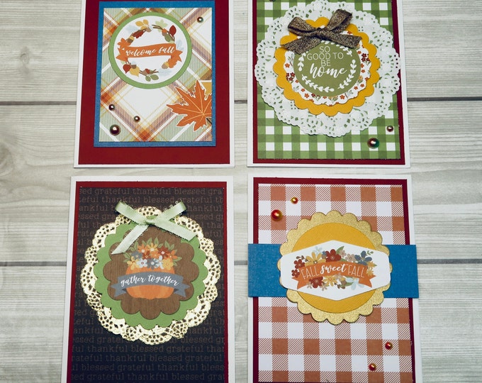 Fall Handmade Cards, Hello Fall, Welcome Fall, Give Thanks, Love Fall ...