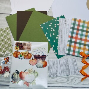 Pumpkin Patch Fall Cards, Easy Pumpkin Cards, Fall Pumpkin Card Making ...