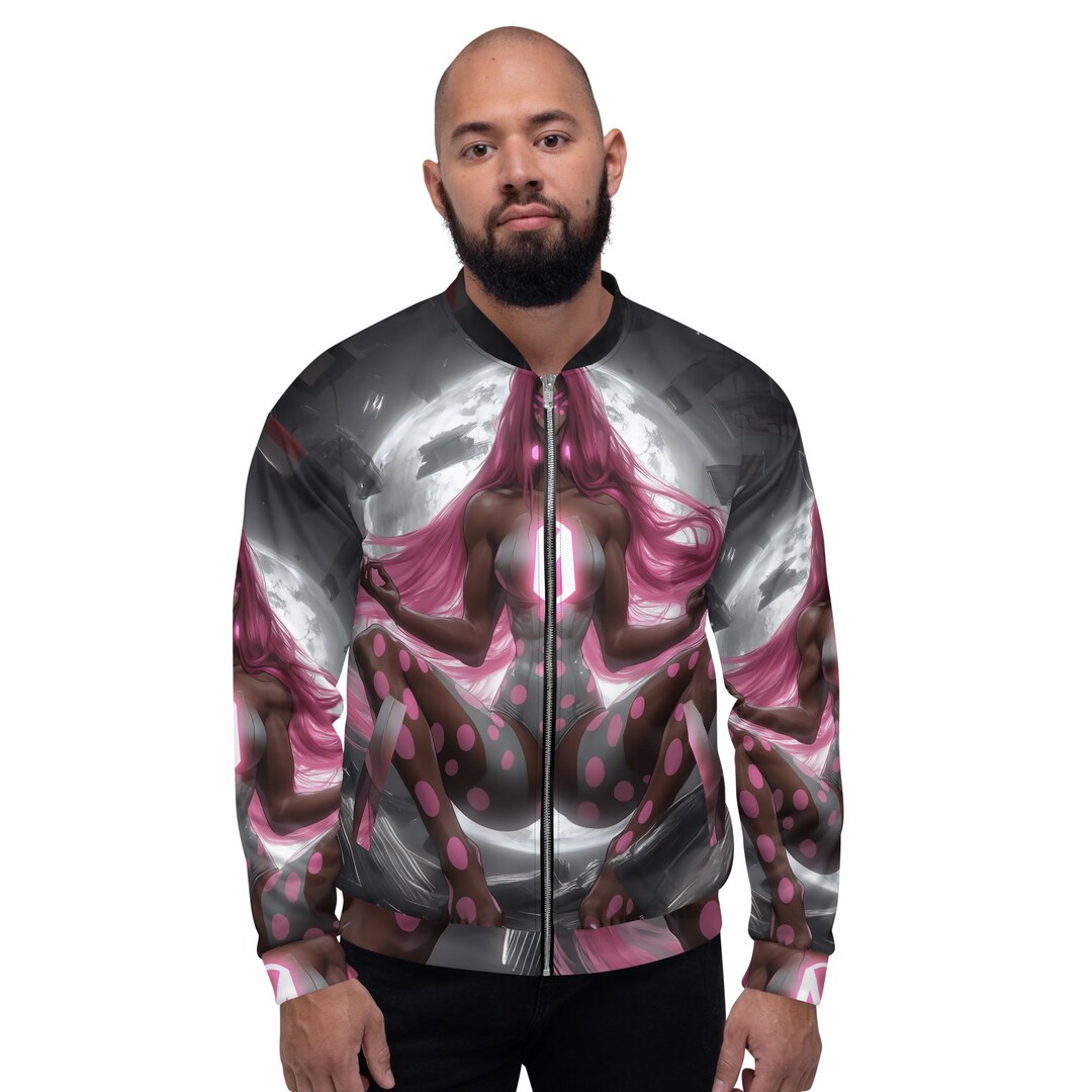 The Goddess Misery, Super Villain Unisex Bomber Jacket - Etsy