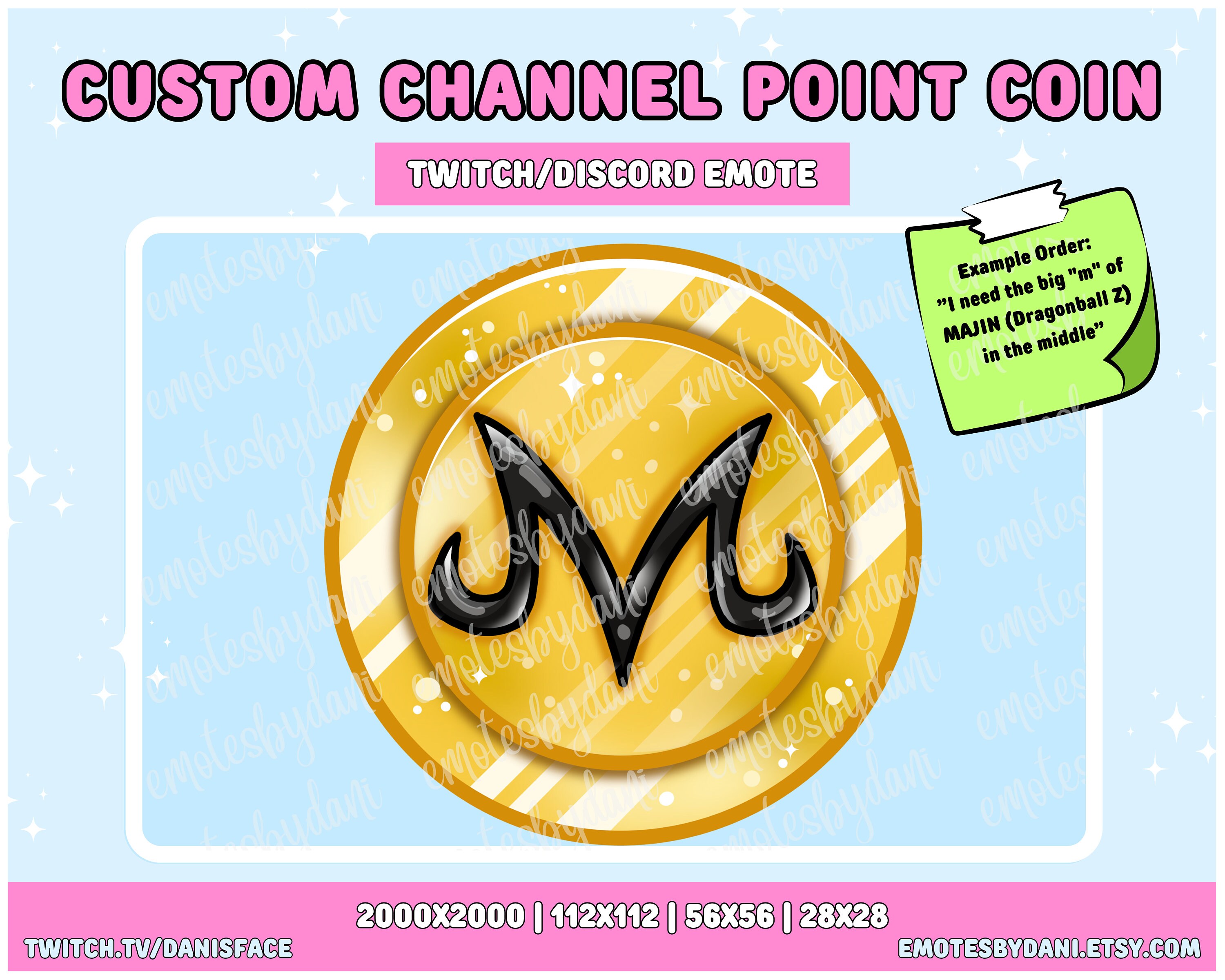 CUSTOM Channel Point Icon Personalized Channel Point Icon for Twitch - Etsy