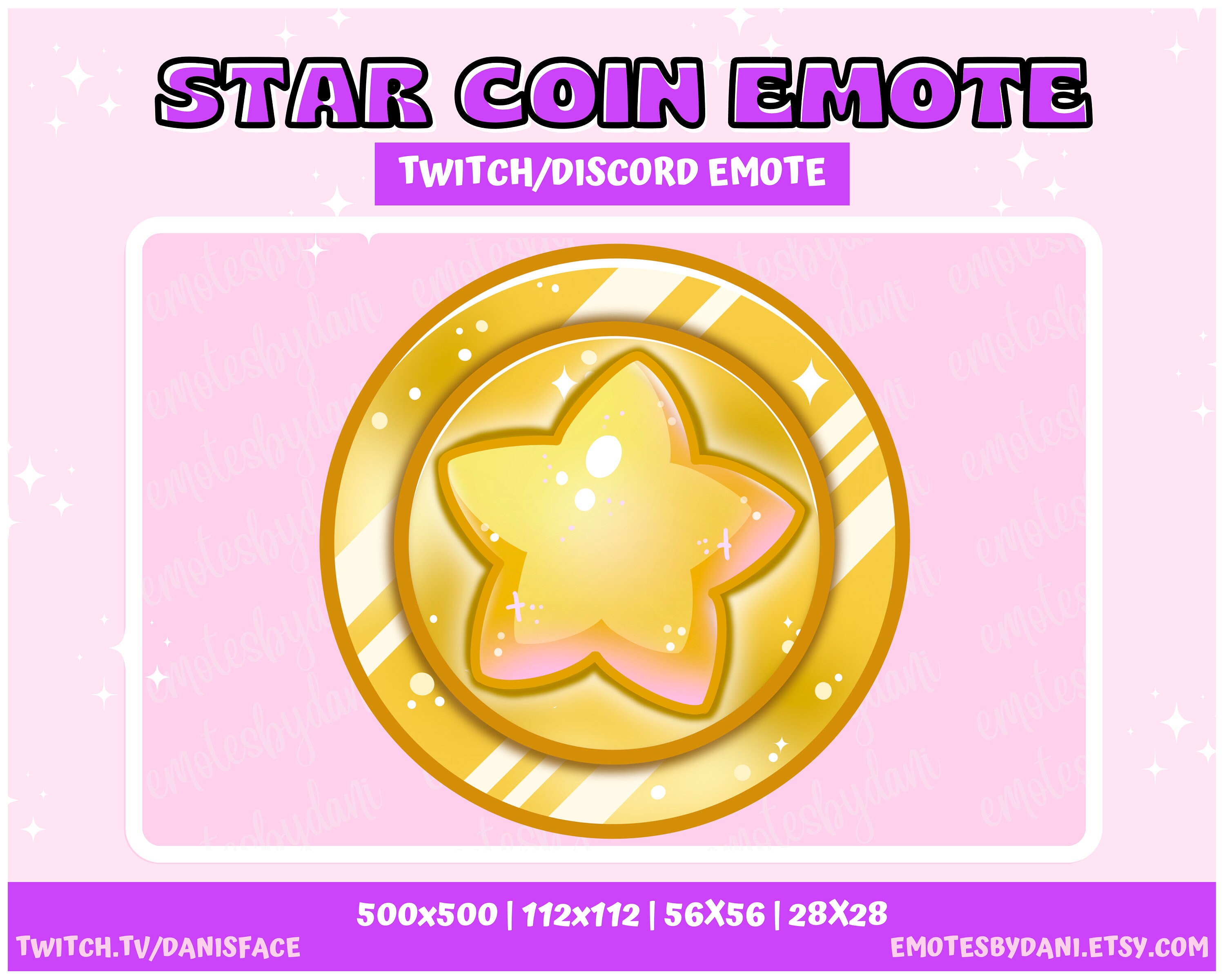 Star Channel Point Icon | Twitch Channel Point Coin - Etsy