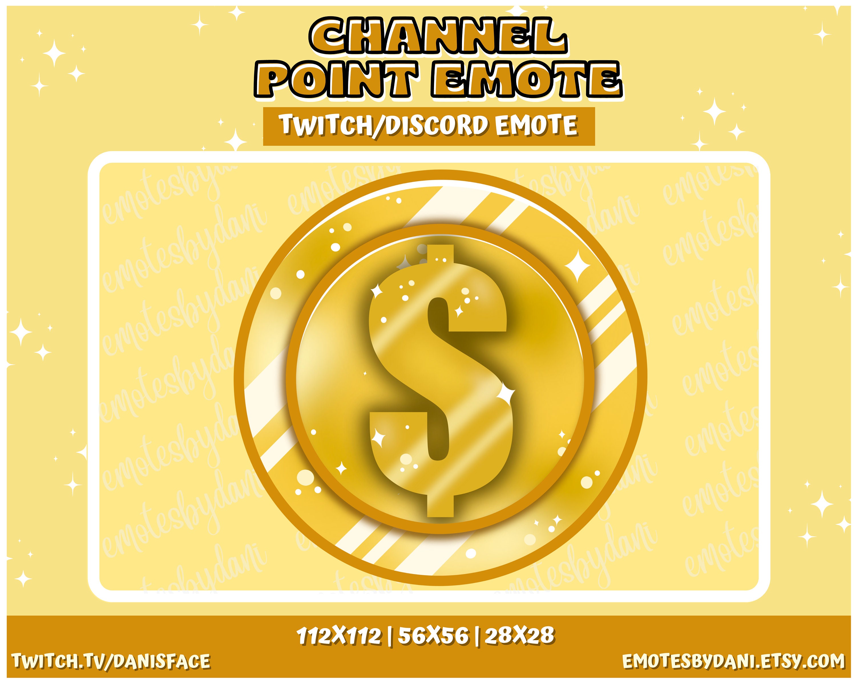 Channel Point Icon | Twitch Channel Point Coin - Etsy