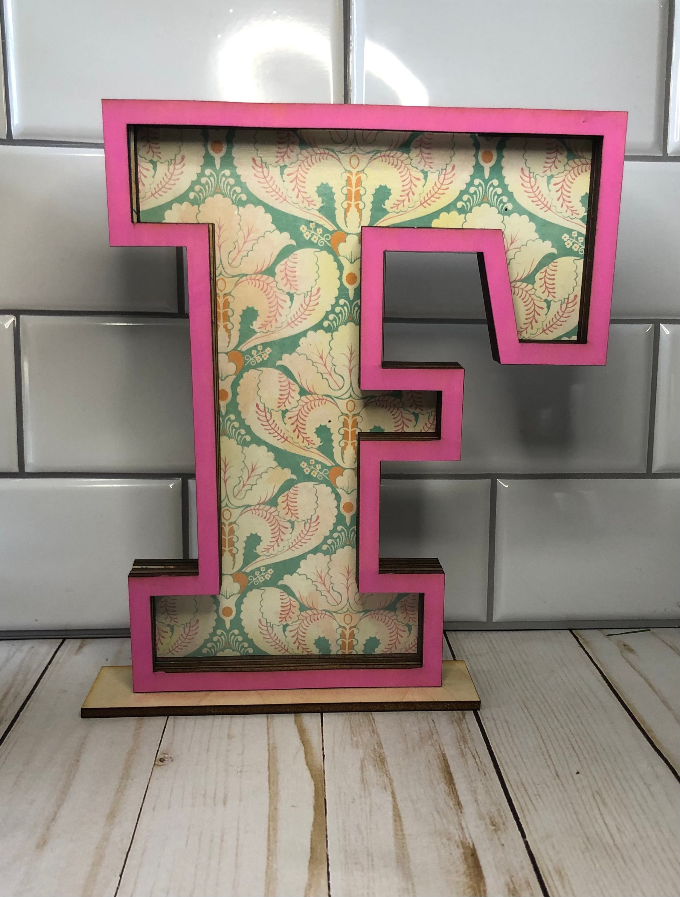 Custom Letter Bank Wood Letter Bank Personalized Gift - Etsy