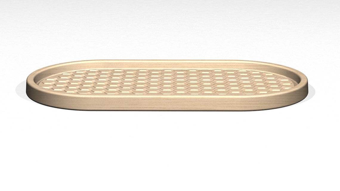 Oval Tray , 3D STL File for CNC and 3D Printing. - Etsy Canada