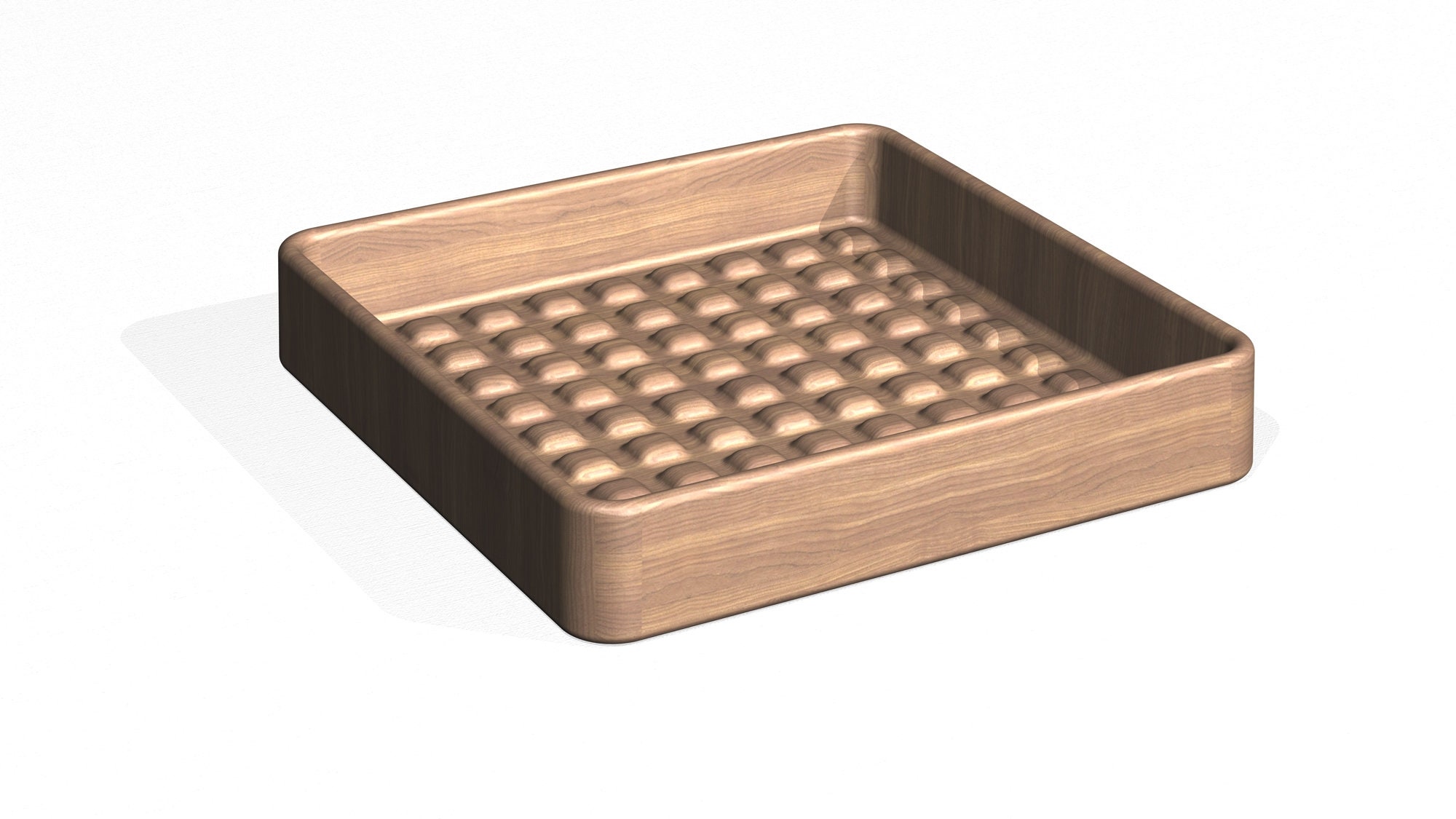 Square Tray , 3D STL File for CNC and 3D Printing. - Etsy