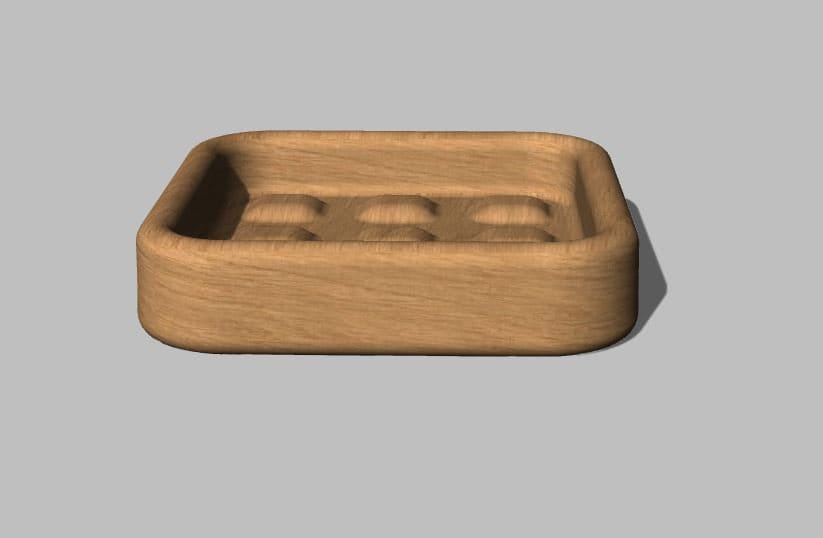 Little Square Tray , 3D STL File for CNC and 3D Printing. - Etsy