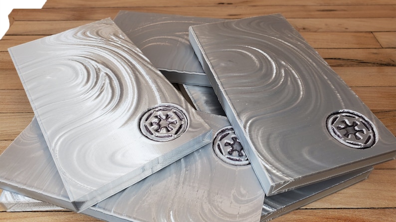 Beskar Ingot Set of 4 – Hand-finished 3D Printed Bars | Mandalorian ...