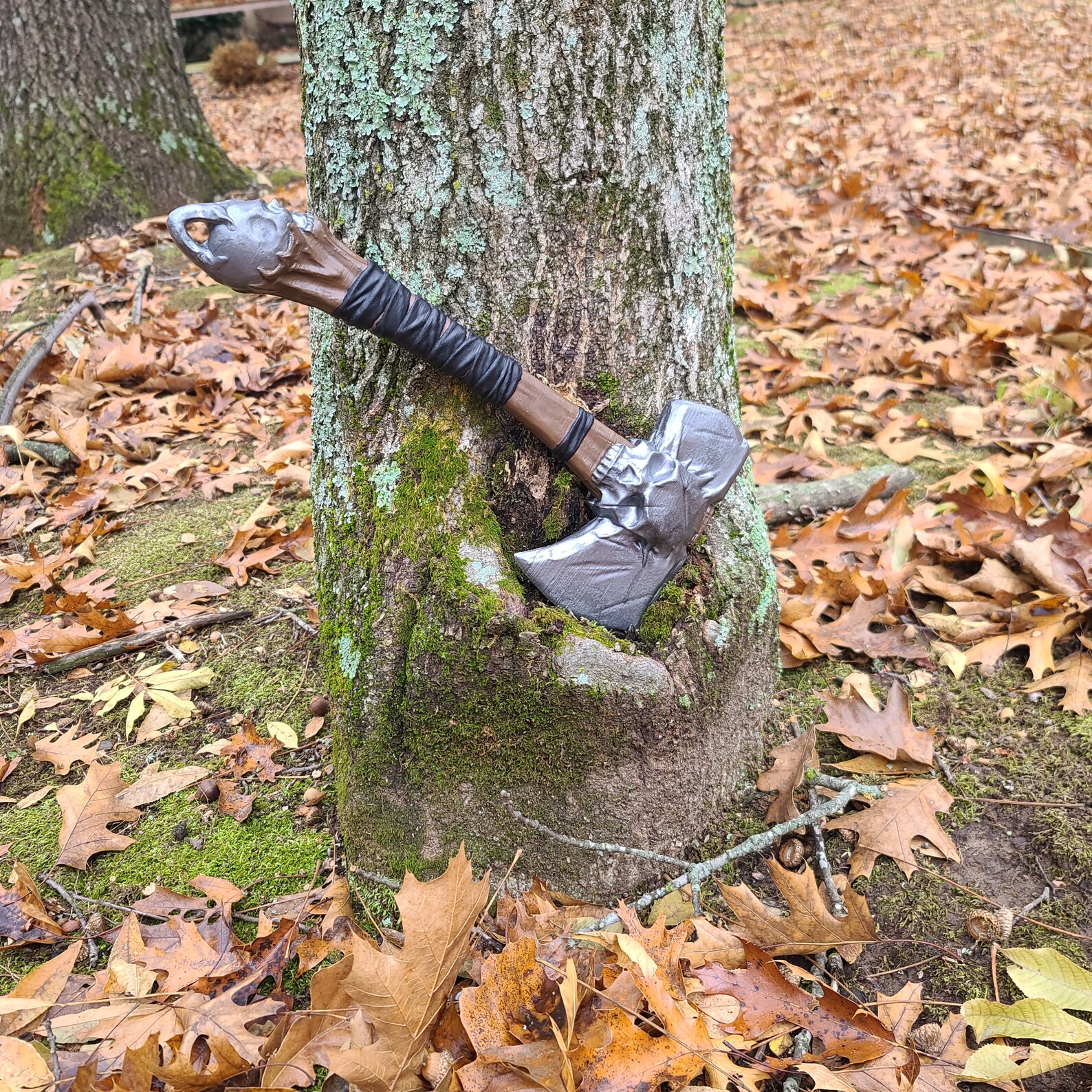 Full Size Skull Axe 15 Hand Painted, Official Design by Zou3d - Etsy