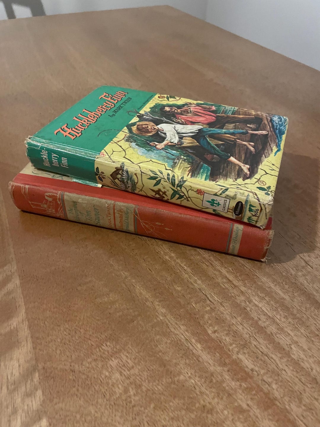 Vintage Mark Twain Bundle: Huckleberry Finn (1955, W/ Dust Jacket ...