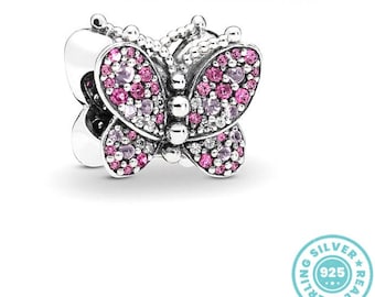 Pandora Butterfly Charm | Etsy