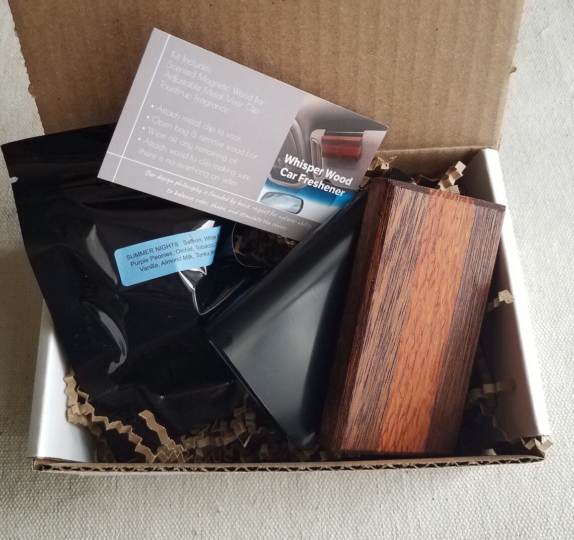 Scented Wood Car Freshener Wood Visor Clip Freshener Wood - Etsy