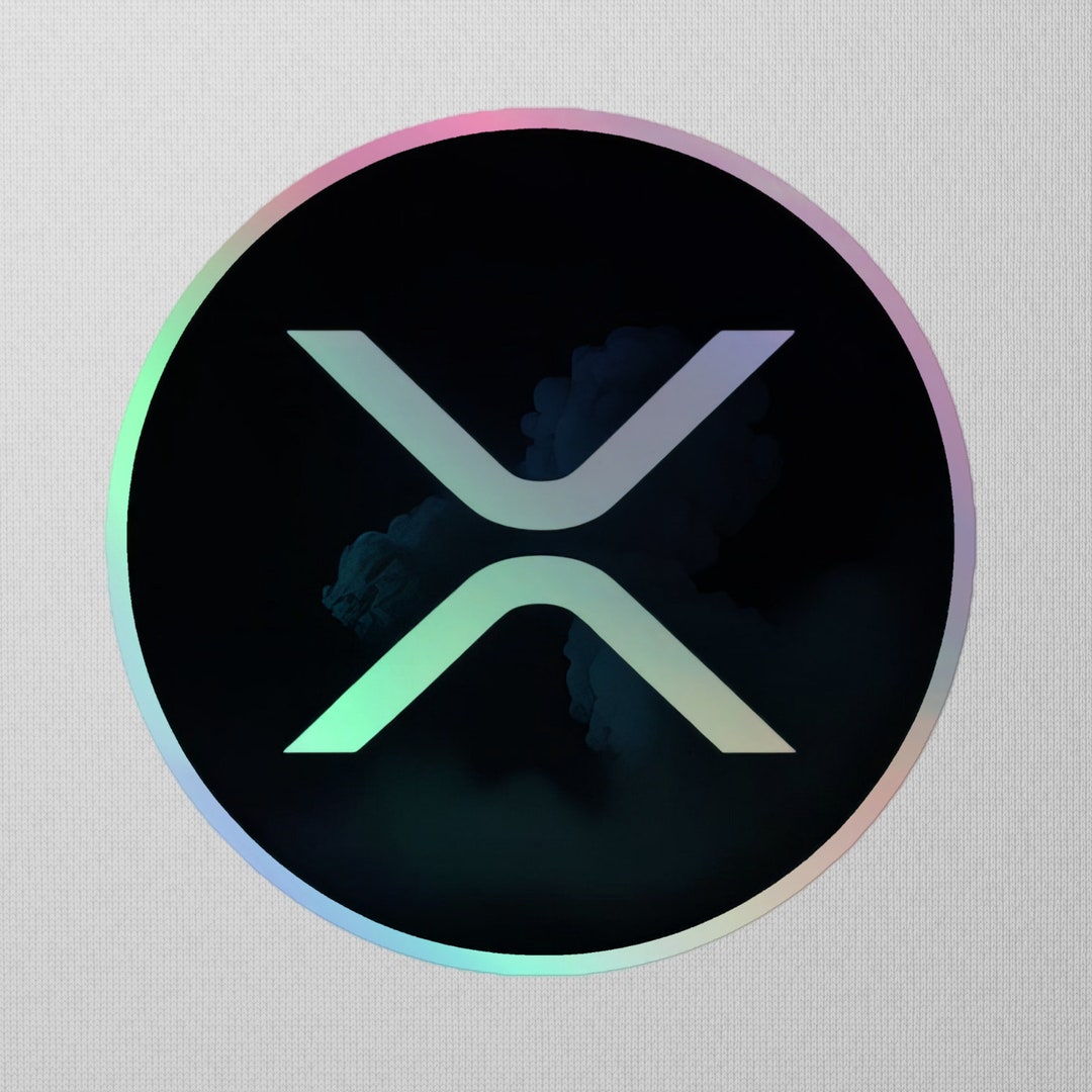 Ripple Sticker (XRP) - Holographic Crypto Stickers - Etsy