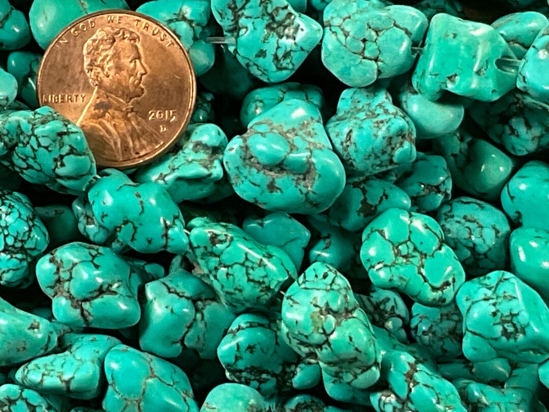 Stabilized Turquoise Nuggets. Green to Blue. Sizes: 7~10mm; 10~15mm or ...