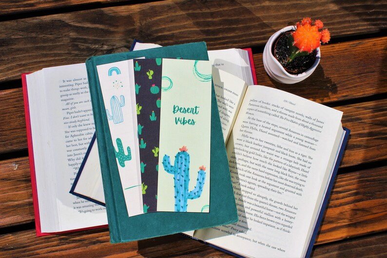 Desert Bookmarks - Cactus - Desert Vibes - Etsy