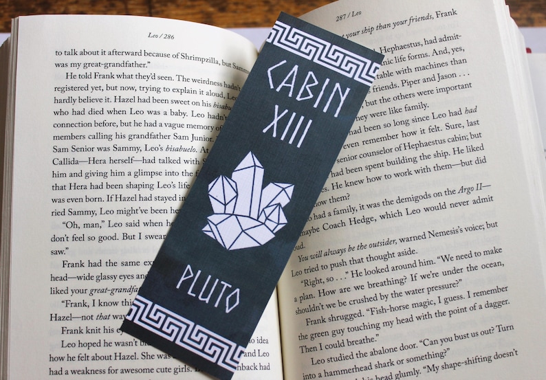 Percy Jackson Bookmarks: Greek Mythology Linen Cardstock Gift - Etsy Canada