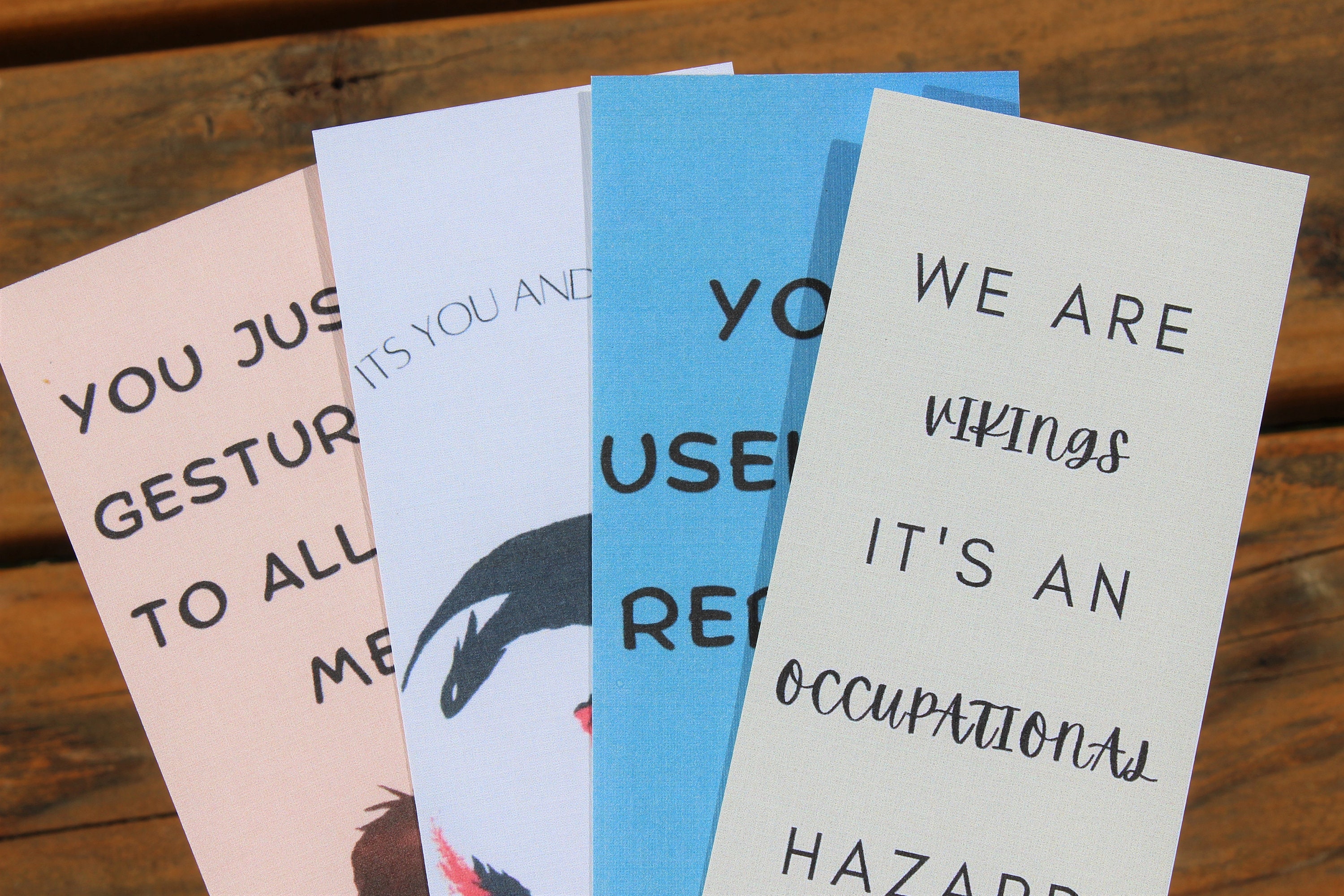 HTTYD Quote Bookmarks: Dragon Design, Fantasy Gift - Etsy