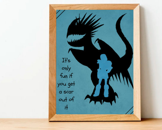 How To Train Your Dragon Hiccup Scar