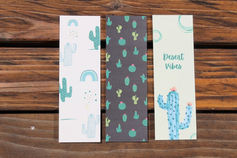 Desert Bookmarks - Cactus - Desert Vibes - Etsy