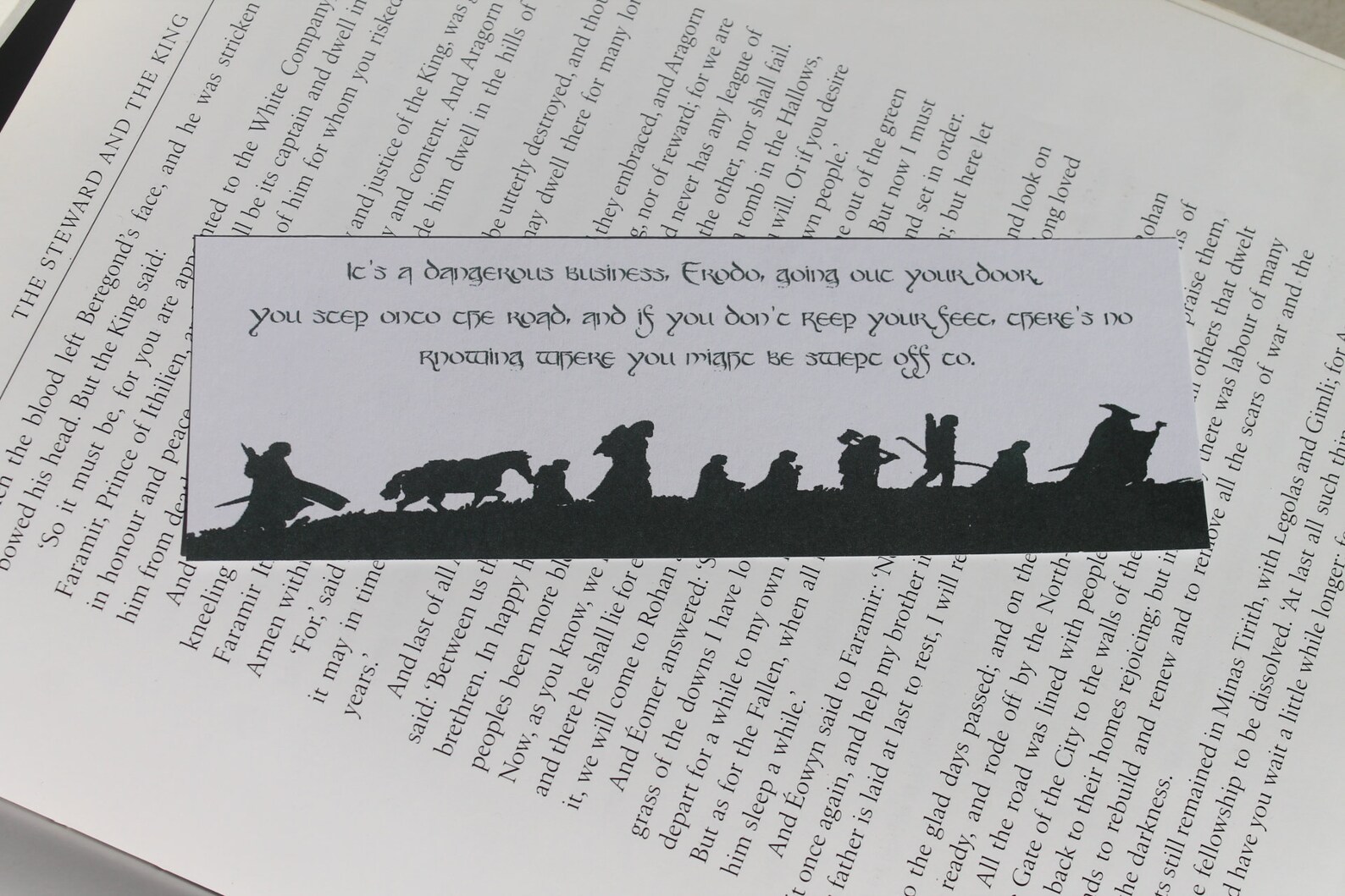 Lord of the Rings and the Hobbit Bookmarks J.R.R. Tolkien - Etsy