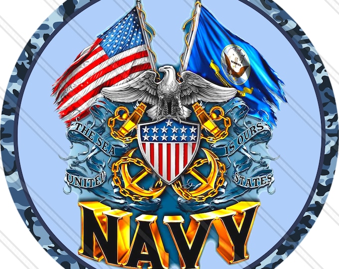 8 US Navy Round Sign MD1113 - Etsy