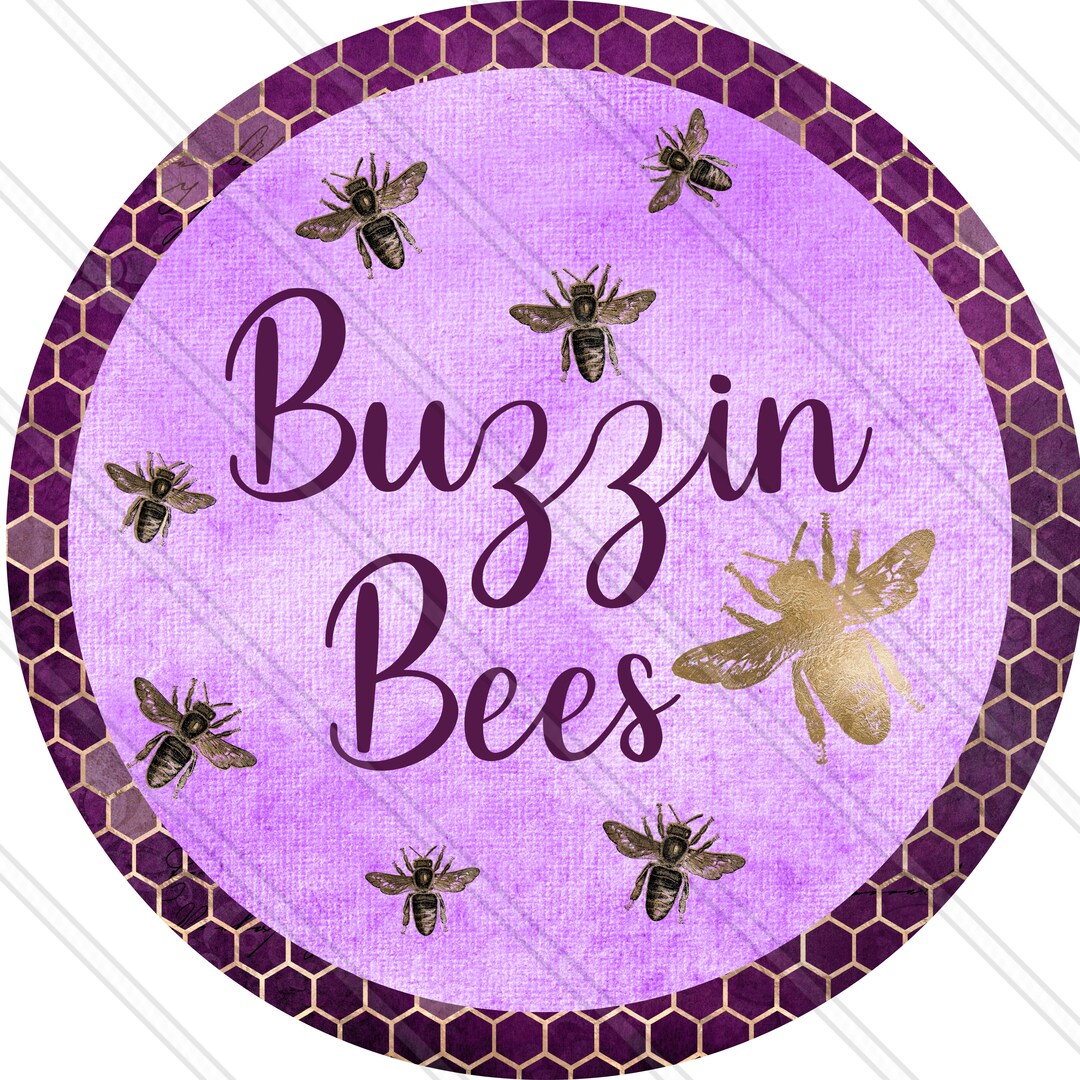 Bee Sign buzzin Bee Sign Bee Wreath Sign Spring Wreath Sign Spring Door ...