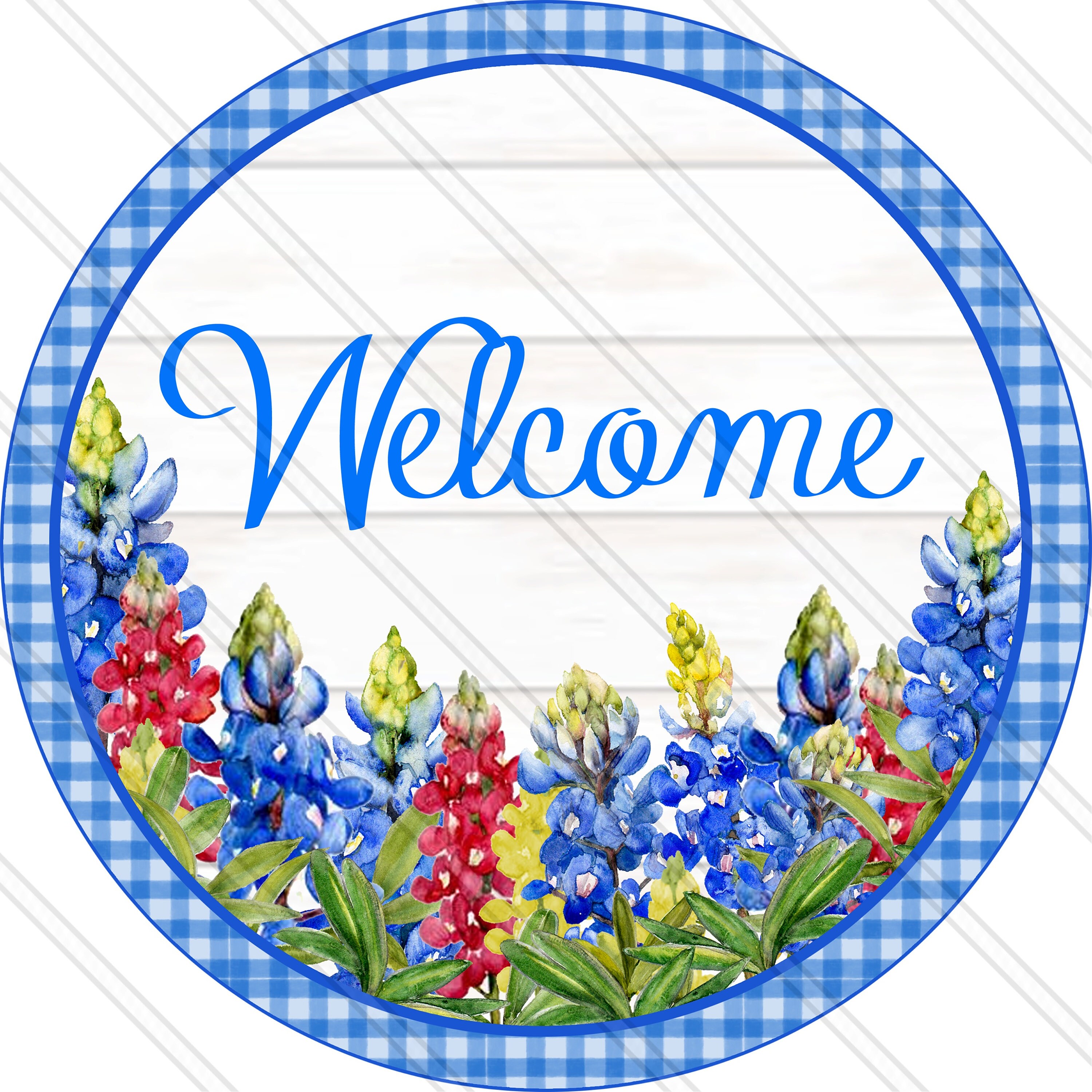Welcome Sign Spring Flowers Sign Flower Wreath Spring Flower Sign ...