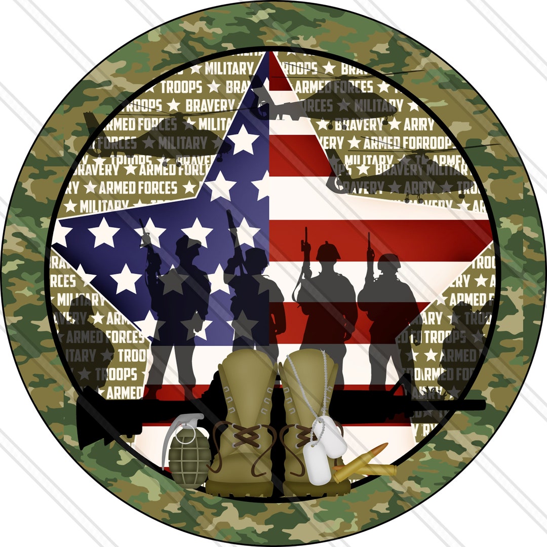 Army Soldiers Sign - United We Stand - Patriotic Sign - American Flag ...