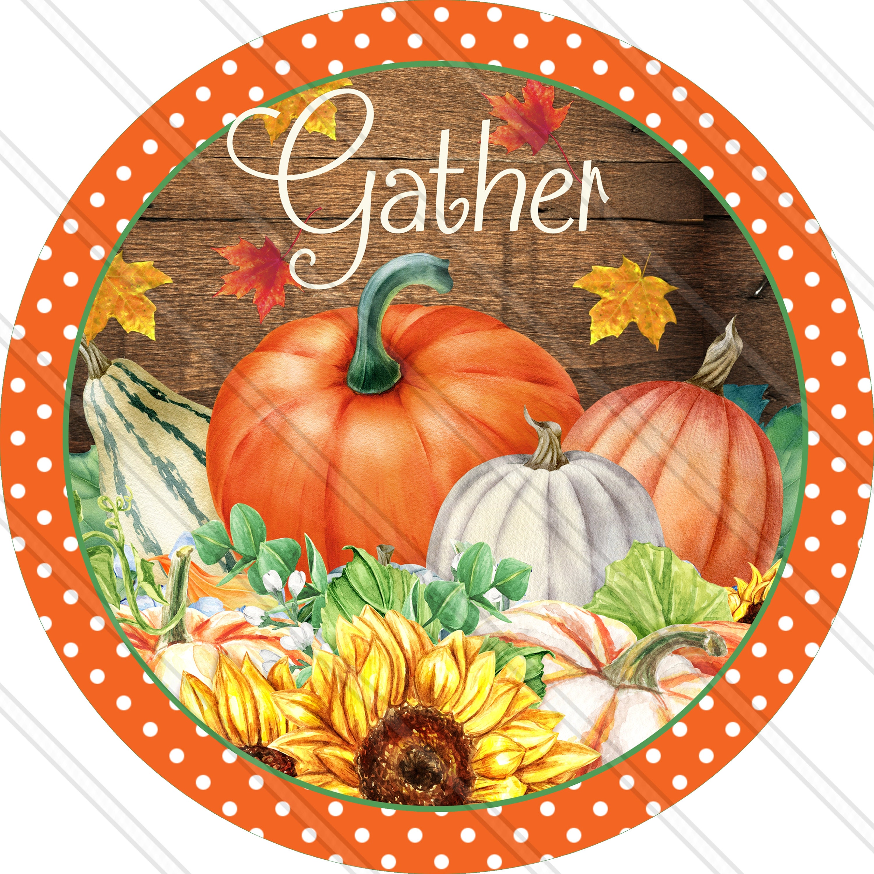 Gather Sign Fall Sign Autumn Sign Fall Wreath Sign Autumn Wreath Sign ...