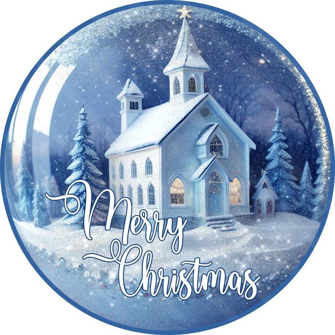 Merry Christmas Sign Christmas Church Sign Church Sign Christmas Wreath ...