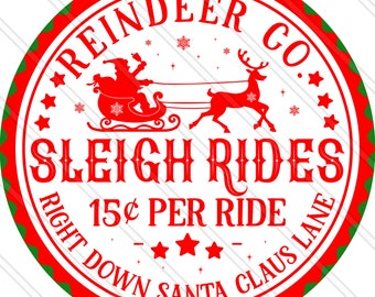 Santa Claus Lane Sign - Etsy