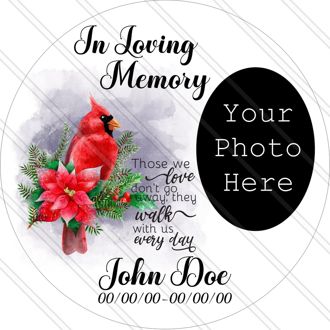 In Loving Memory Sign - Memorial Sign - Memorial Wreath Sign - in ...