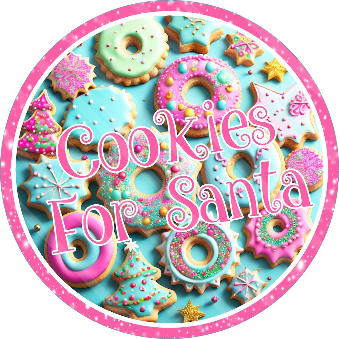 Cookies for Santa Sign - Christmas Cookies Sign - Christmas Baking ...