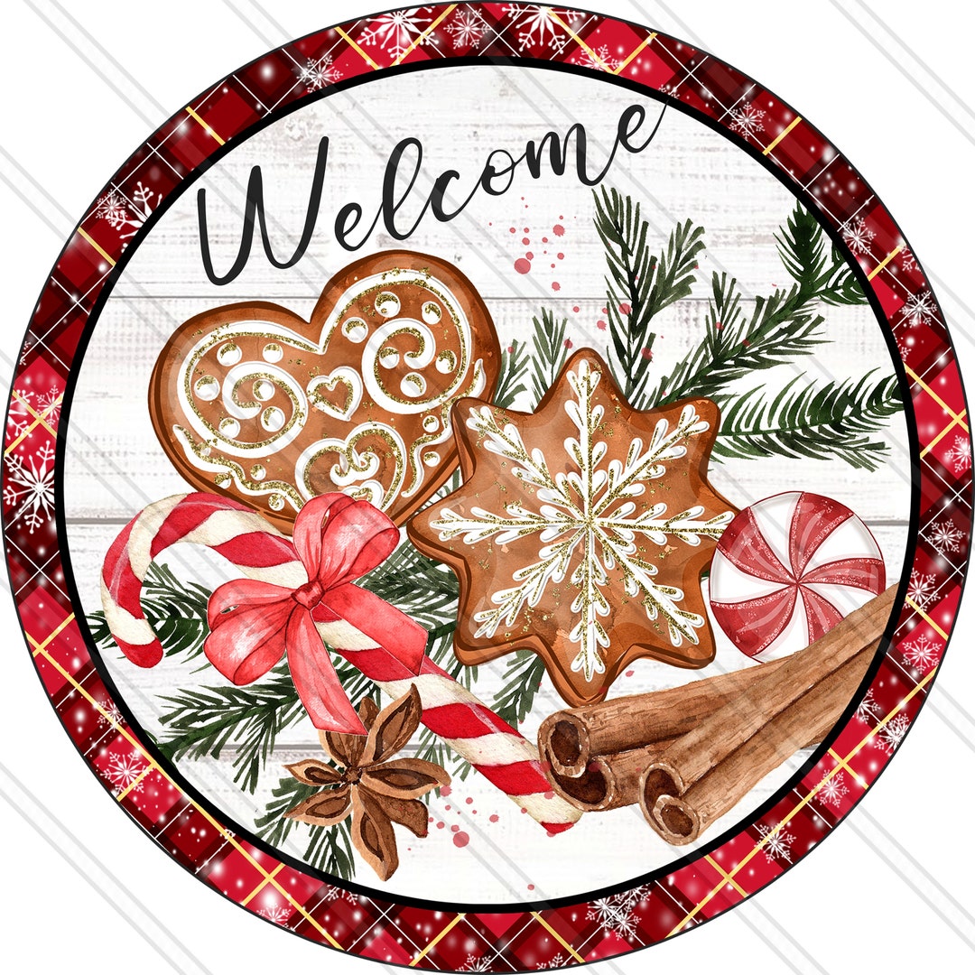 Welcome Sign Christmas Sweets Sign Christmas Welcome Sign Christmas ...