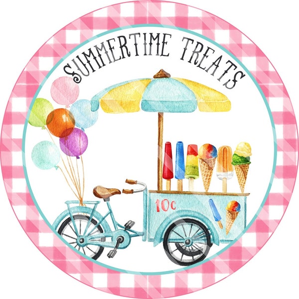 Ice Cream Cart Sign - Etsy