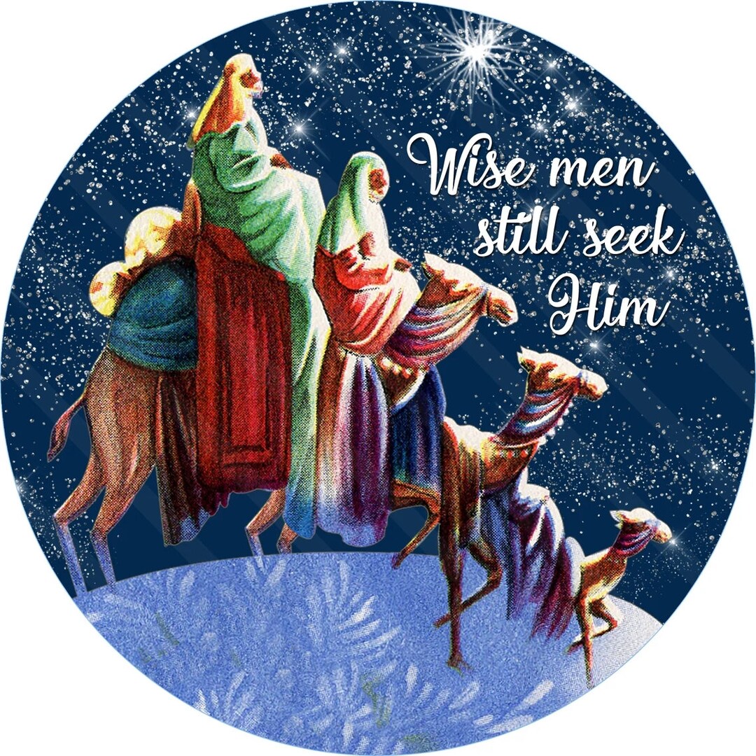 Wise Men Sign Nativity Scene Christmas Spirit Religious Christmas ...