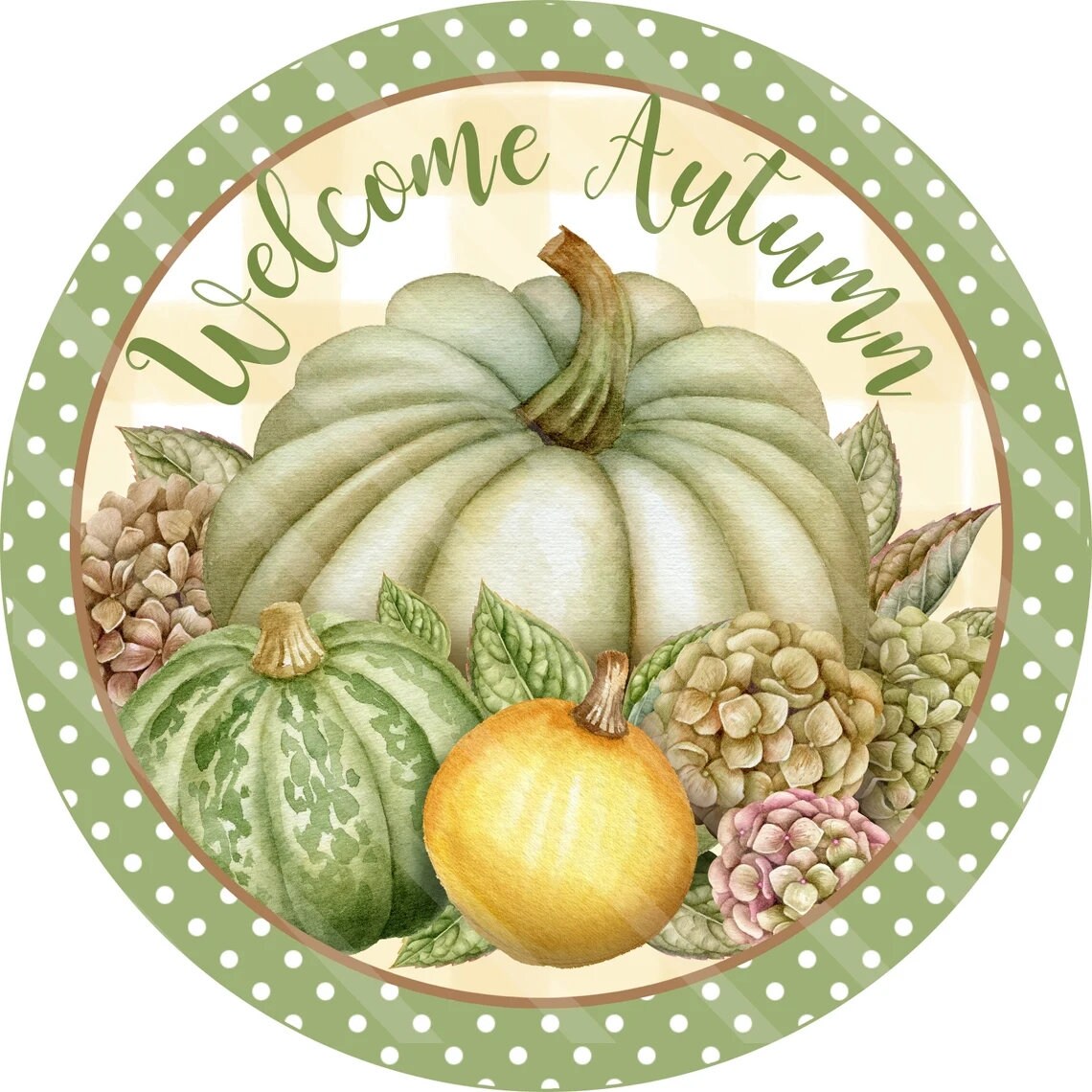 Welcome Autumn Sign Fall Sign Autumn Sign Fall Wreath - Etsy
