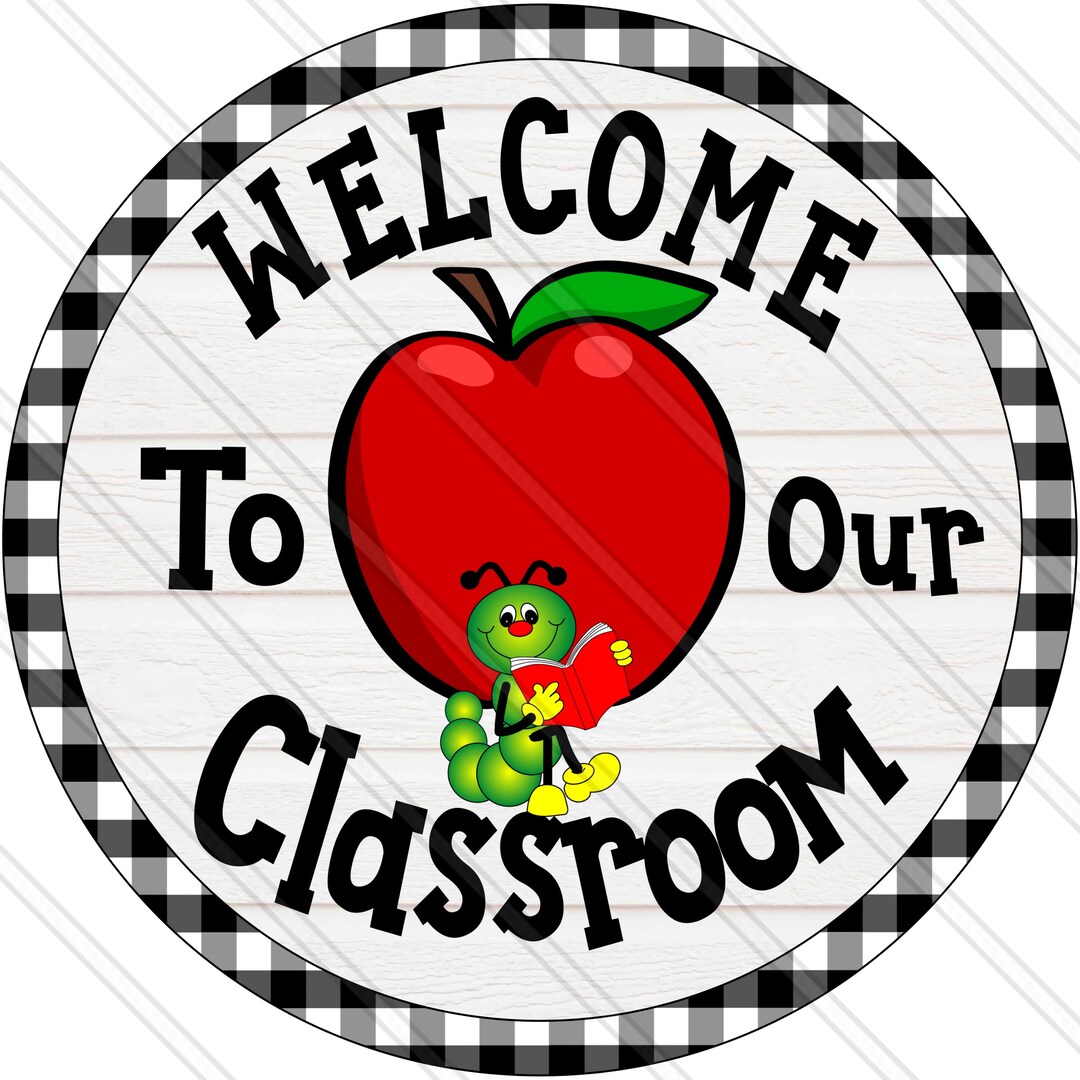 Welcome to Our Classroom Sign Teacher Sign Classroom Sign - Etsy