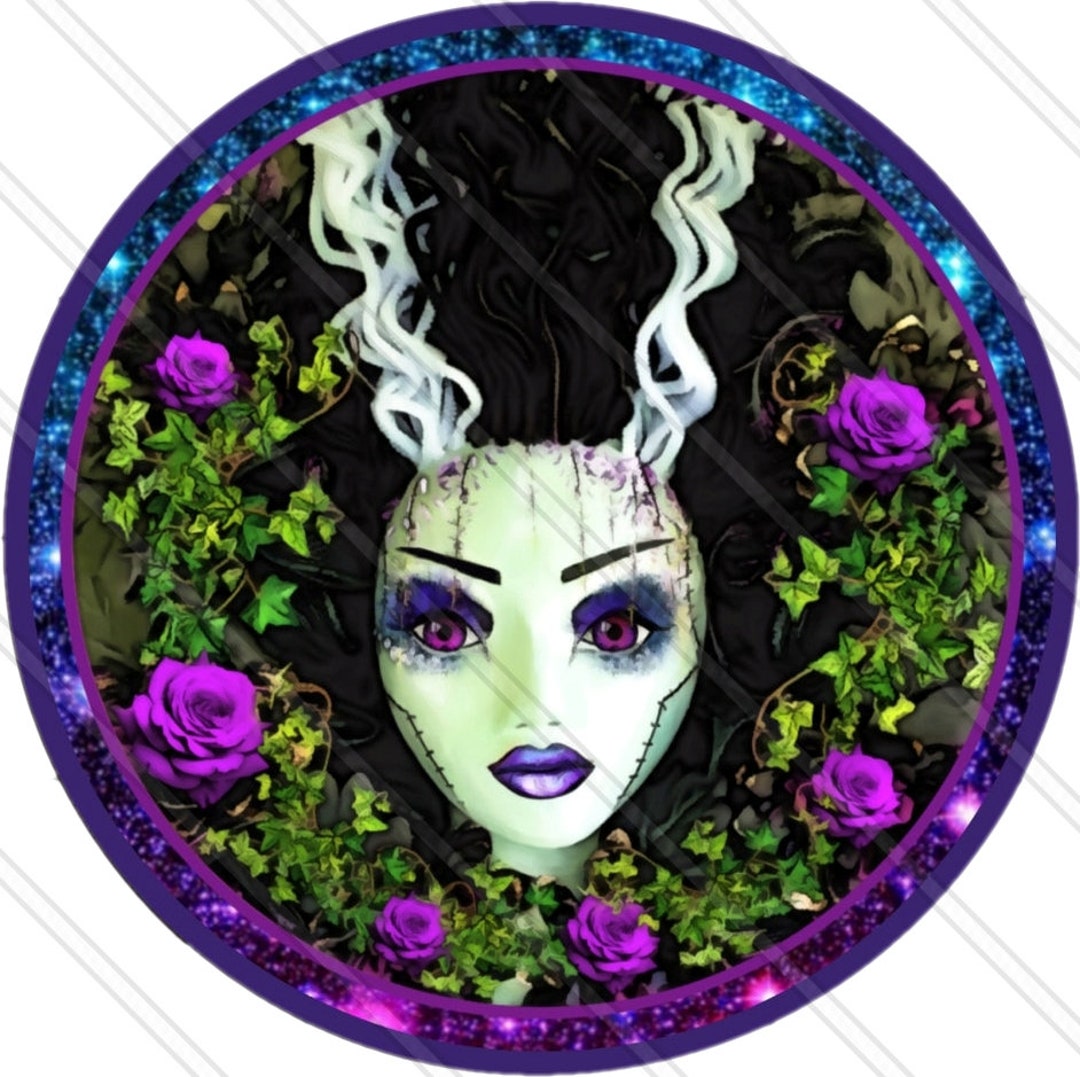 Bride of Frankenstein Floral Frankenstein Halloween Roses - Etsy