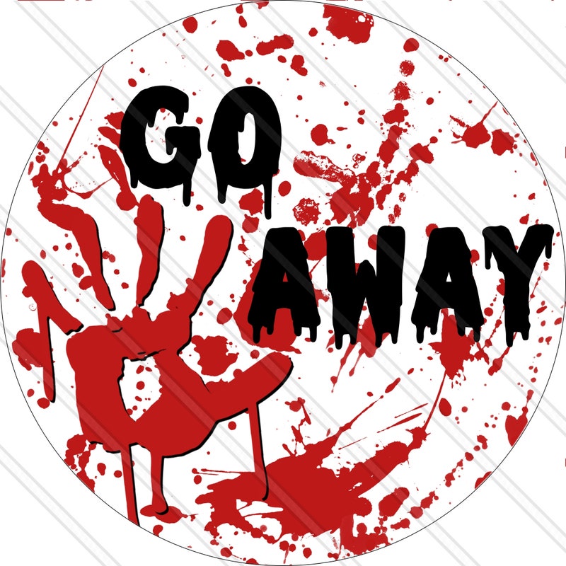 Halloween Bloody Sign - Etsy