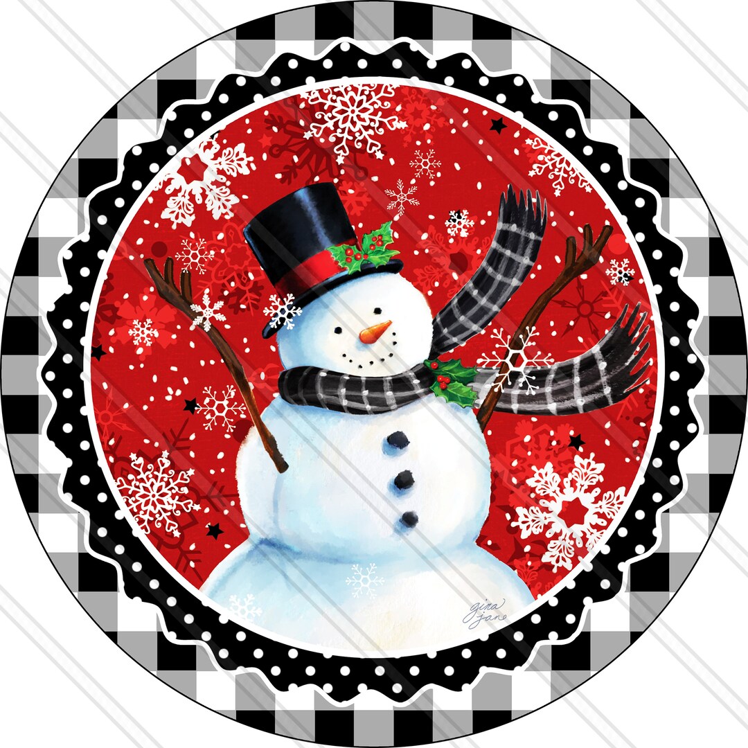 Snowman Sign Vintage Snowman Christmas Snowman Classic Snowman ...