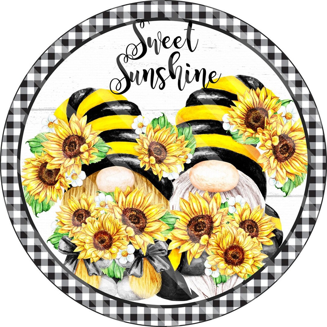 Sweet Sunshine Sign - Sunflower Sign - Sunflower Gnome Sign - Summer ...